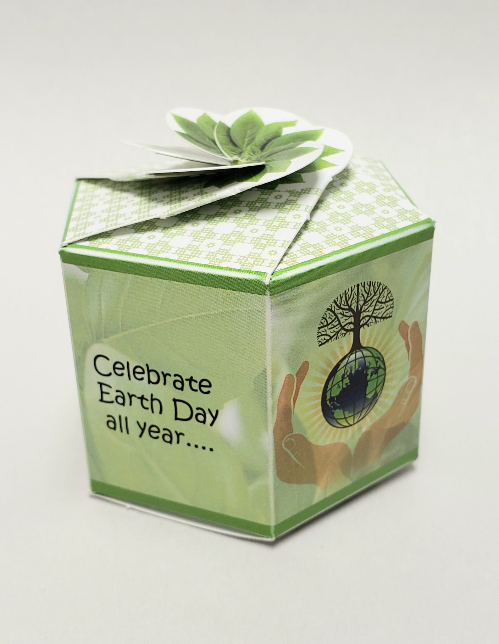 #W1076-1 Customized Catnip SeedGems Paper Planter - Biodegradable grow ...